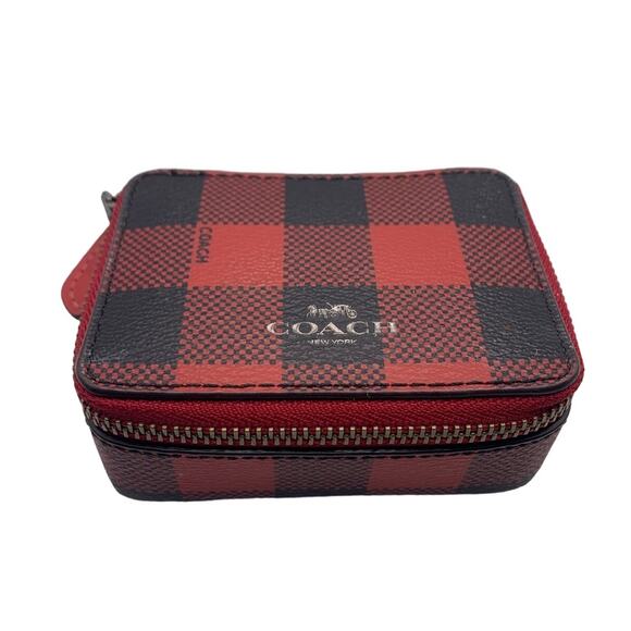 Coach | Bags | Coach Svmist Plaid Pill Case With Containers | Poshmark